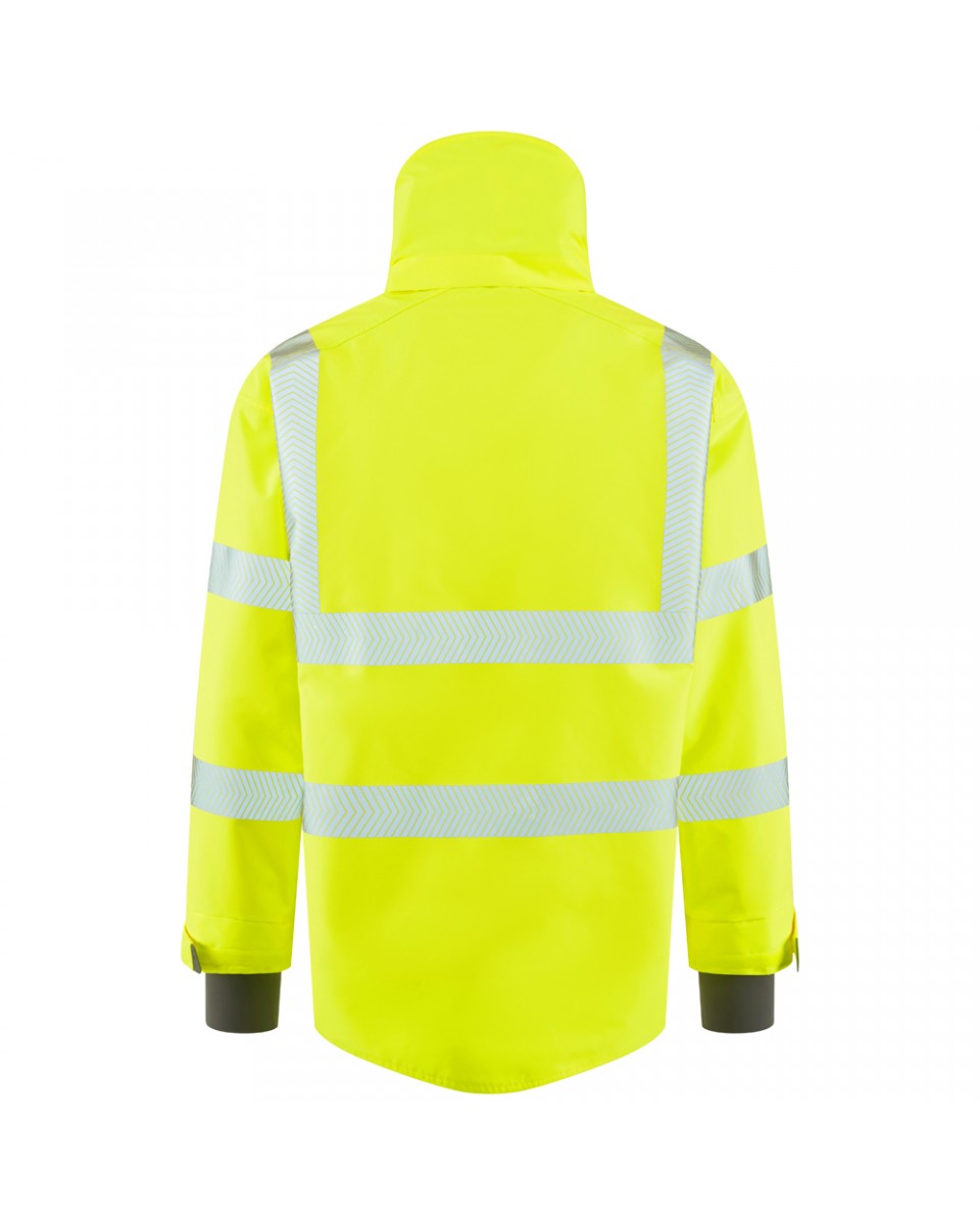 ISO 20471 Class 3 EcoViz 15K Breathable Bomber Jacket Yellow EcoViz
